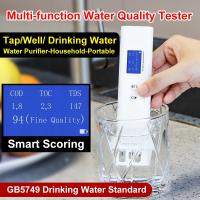 China 86310 Portable Water Quality Tester with 6 Water Quality Indicators Smart Scoring System and IP67 Waterproof Digital Water Quality Meter for sale