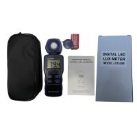 China LX1332B Digital Lux Meter with 200,000 Lux Range, 3 1/2 Digits LCD Display and Silicon Photo Diode with Filter for sale