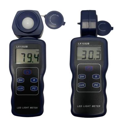 China LX1332B Digital Lux Meter with 200,000 Lux Range, 3 1/2 Digits LCD Display and Silicon Photo Diode with Filter for sale