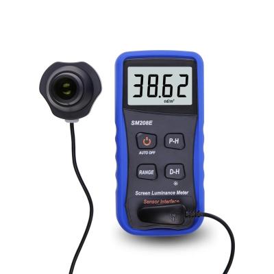 China SM208E Screen Brightness Meter with 0.01~39990 CD/M² Measure Range, Silicon Photocell Detector, and High-definition LCD Display for sale