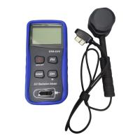 China UVA-UVA365,UVV405,UVV420 UV Radiation Meter with 0.1µW/cm²-400mW/cm² Measuring Range and Dual-Joint Telescopic Handle for sale