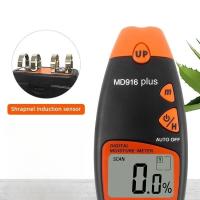 China MD912PLUS and MD916PLUS Digital LCD Display Moisture Meter with Automatic Temperature Compensation and Auto Shutdown Function for sale