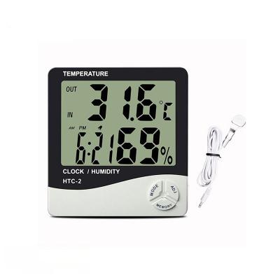 China HTC-2 Digital Thermo Hygrometer Memory of MAX/MIN Values and Temperature Unit Changeable for Indoor Outdoor Use for sale