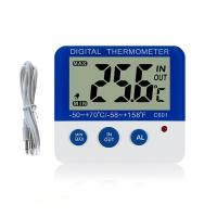 China C601 Digital Thermometer with Frost Point Alarm MAX/MIN Memory and Temperature Unit Changeable,Fridge digital Alarm Thermometer for sale