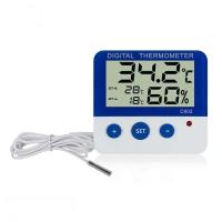 China C602 Digital Thermometer Fridge Thermometer with Temperature Humidity Alarm and ℃/℉ Changeable for sale