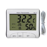 China AL-2 Digital Alarm Thermometer Hygrometer with Temperature Humidity Display Adjustable Alarm ±1ºC Accuracy for sale