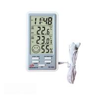 China DC-803 Digital Thermo Hygrometer with Indoor Outdoor Temperature Display Memory of MAX/MIN Values Comfort Level Display for sale