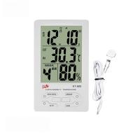 China KT-905 Digital Thermo-Hygrometer Indoor Outdoor Thermometer with Temperature Unit Changeable and MAX/MIN Memory and Calendar, week ,Clock & date display function for sale
