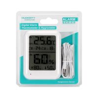 China AL-8A Digital Alarm Thermo-Hygrometer with Indoor Outdoor Temperature Display Humidity Alarm Function and LED Alarm Indicator Light for sale
