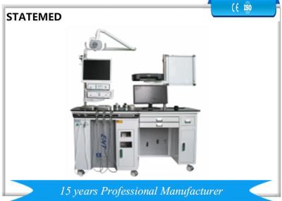 China Luxury ENT Treatment Unit with Endoscope Camera 1650mm Tempered Plexiglass Desktop 220V Medical System for sale