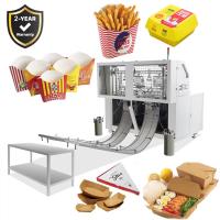 China Efficiency Paper Lunch Box Making Machine with 180 Pcs/Min Speed and 3KW Power Source for sale