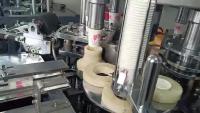 China ultrasonic disposable coffee paper cup making forming machine for sale