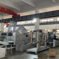China 380 Volt Newspaper Paper Bag Manufacturing Machine 14000*6000*2400mm for sale