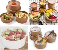 China 500ML 1000ML Automatic Paper Feeding Salad Paper bowl making machine for sale
