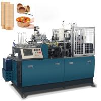 China fully automatic PE coated fast food container paper bowl making machine for sale