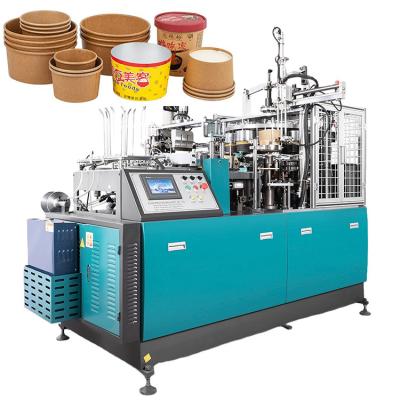 China Double Wall Noodles Salad Paper Bowl Making Machine 60-70 PCS PER MIN for sale