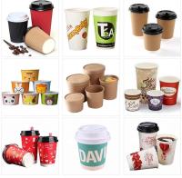 China 3-16oz fully automatic edible onetime water coffee paper cup making machines for sale