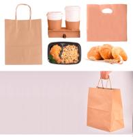 China Fully Auto Takeaway Food Paper Bag Manufacturing Machine 430mm Length for sale