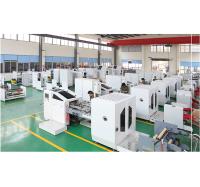 China CE Fully Automatic Khaki Paper Bags Machinery 60gsm Paper Courier Bag Making Machine for sale