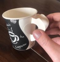 China PLC Single PE Or Double PE Disposable Coffee Handle Paper Cup Machine for sale