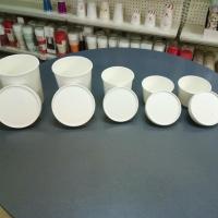 China Dia 125mm Automatic Paper Cup Lid Making Machine 50 Pcs/Min for sale