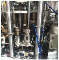 China Ultrasonic Paper Cup Making Machines 350g/M2 Ripple Paper Cup Jacket Machine for sale