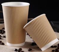 China Ultrasonic Paper Cup Making Machines 350g/M2 Ripple Paper Cup Jacket Machine for sale