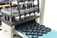 China PLC Disposable Coffee Cup Plastic Lid Making Machine OEM ODM for sale