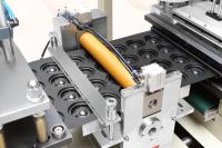 China PP PET PS Plastic Cup Cover Machine Kraft Bowl Paper Lid Forming Machine for sale