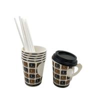China Fully Automatic Single PE Coated Paper Cup Maker Machine With Handle for sale