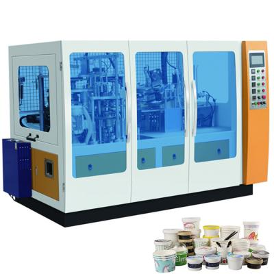 China 150-380g/M2 Craft Paper Bowl Making Machine Intelligent Take Away Pack Making Machine for sale