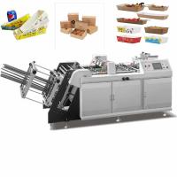 China 80-120pcs/Min Corrugated Paper Lunch Box Machine For Burger Box for sale