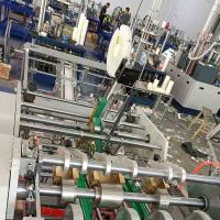 China High Speed 220V 50Hz Burger Box Making Machine 3.55m*1.35m*1.7m for sale