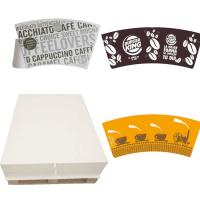 China Printing Gloss Pe Laminated Paper Sheets Paper Cup Making Raw Material Waterproof for sale