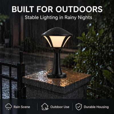 China Outdoor LED Garden Lights 12W Garden Pillar Light IP65 Waterproof For Garden Yard Landscape Lighting for sale
