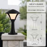 China Outdoor LED Garden Lights 12W Garden Pillar Light IP65 Waterproof For Garden Yard Landscape Lighting for sale