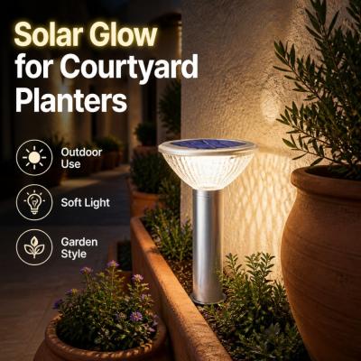 China Multi Mount Solar LED Garden Light IP65 Waterproof Wide Coverage for Parks Pathways for sale