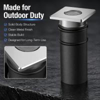 China MA32 1W LED Inground Lights Square Trim LED Recessed Uplight for Modern Hardscaping for sale