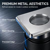 China MA32 1W LED Inground Lights Square Trim LED Recessed Uplight for Modern Hardscaping for sale