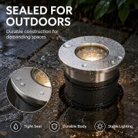 China MA42 3W Architectural LED Recessed In Ground Uplight IP68 Waterproof Impact Resistant for sale