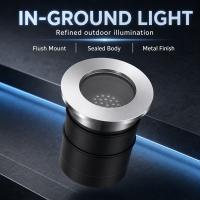 China MA65 Commercial Grade 8W High Output LED Underground Well Light IP68 Waterproof for Building Facades for sale