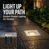 China MA65 Square Bezel 8W LED Paver Light IP68 Waterproof Outdoor Ground Fixture for Hardscape Accent for sale