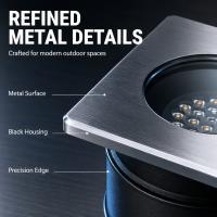 China MA65 Square Bezel 8W LED Paver Light IP68 Waterproof Outdoor Ground Fixture for Hardscape Accent for sale