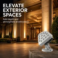 China DC24V AC220V LED Flood Lights 12W 18W 24W DMX512 IP67 for Corporate Headquarters Buildings for sale