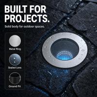 China MA80 Architectural 12W CREE COB LED In Ground Well Light IP68 Waterproof for Tree & Facade Uplighting for sale