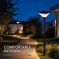 China Modern Square Solar Garden Lights Warm White 30W 50W Pole Mount Weather Resistant for sale