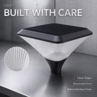 China Modern Square Solar Garden Lights Warm White 30W 50W Pole Mount Weather Resistant for sale