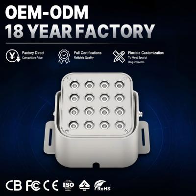China 9W-36W LED Tree Up Lights 3in1 4in1 DMX512 DC24V IP65 Aluminum Garden Landscape Lighting for sale