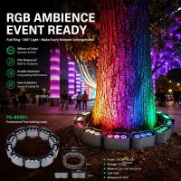 China Modular Link Chain LED Tree Wrap Light Adjustable Length RGB RGBW Landscape Trunk Lamp for sale