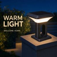 China Low Power 5W OSRAM 2835 LED Solar Post Top Lights UV Resistant With Aluminum Housing for sale